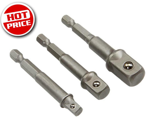 3 PIECE SOCKET POWER TOOL ADAPTOR SET 10355