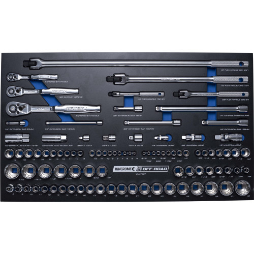 EVA700T, Kincrome 92 Pce Socket & Accessories EVA Tray