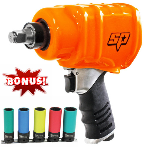 SP-1140EX | SP1140EX | SP Tools 1/2" 1140Nm Air Impact Wrench