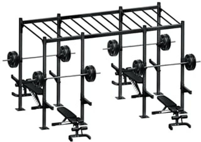French Fitness FSR90 Multi Functional Trainer Smith & Rack System