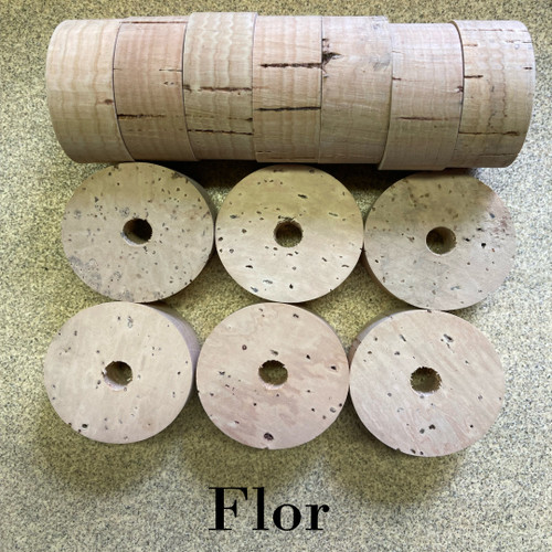 Flor Grade Natural Cork Rings - FlySpoke