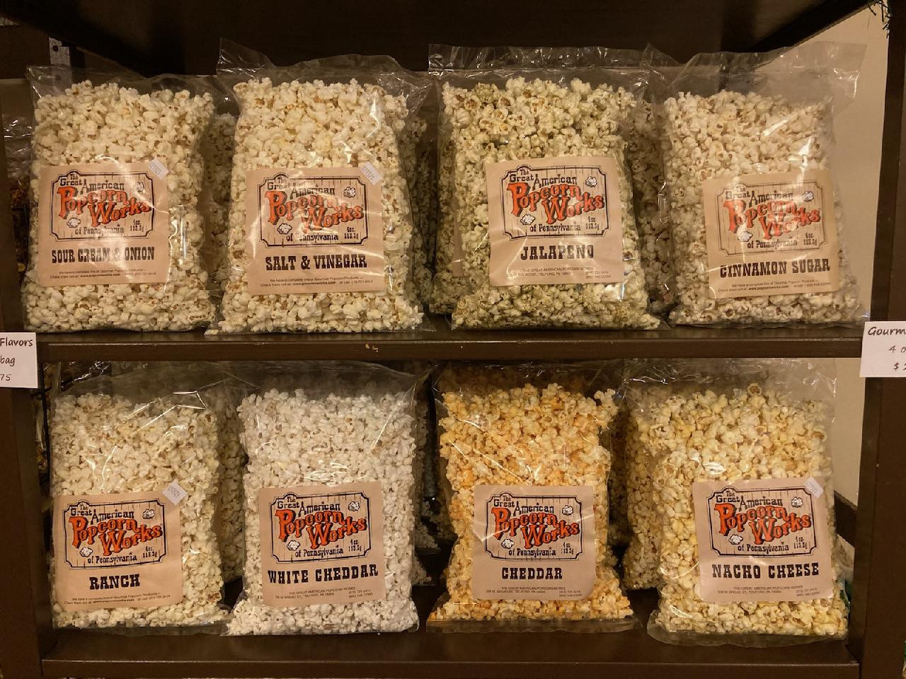 Case of 12 - 4oz Bags of Popcorn - Pick One Gourmet Flavor - Popcorn Works