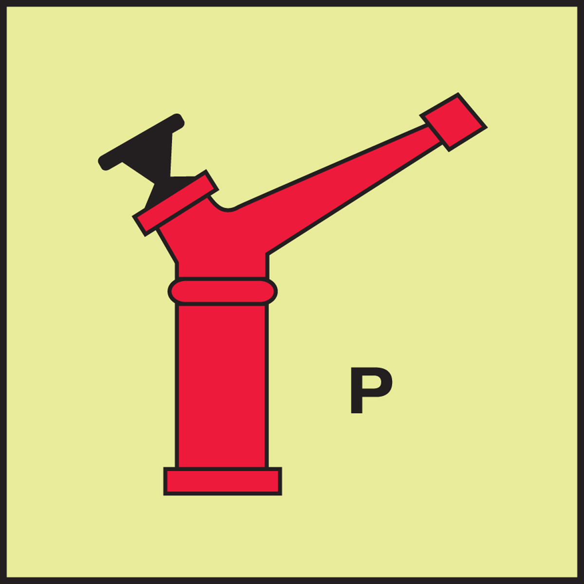 Monitor Gun - Powder IMO Sign