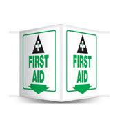 First Aid Signs, Let everyone know where the kits located.
