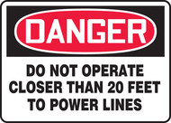 Clearance & Space Signs allow you to alert others of dangers