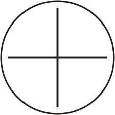Positive Current Graphic Label- IEC Electrical Symbol