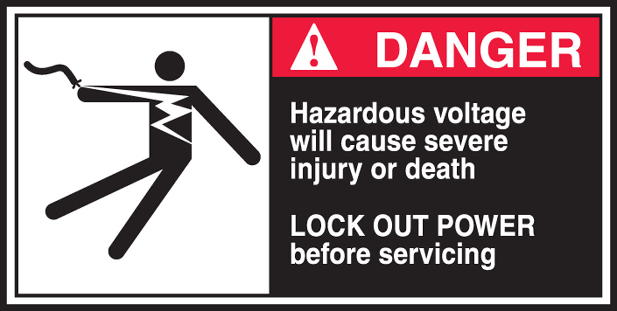 Hazardous Voltage Will Cause Severe Injury Or Death Lock Out Power ...