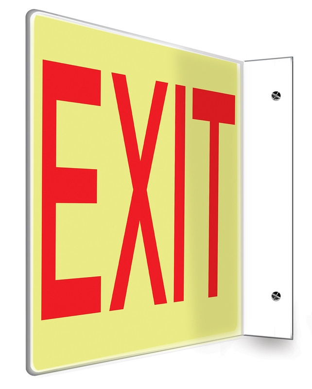 3D Exit Sign