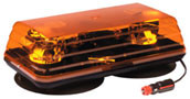 Ecco Mini-Light Bar Amber /Vacuum Mount