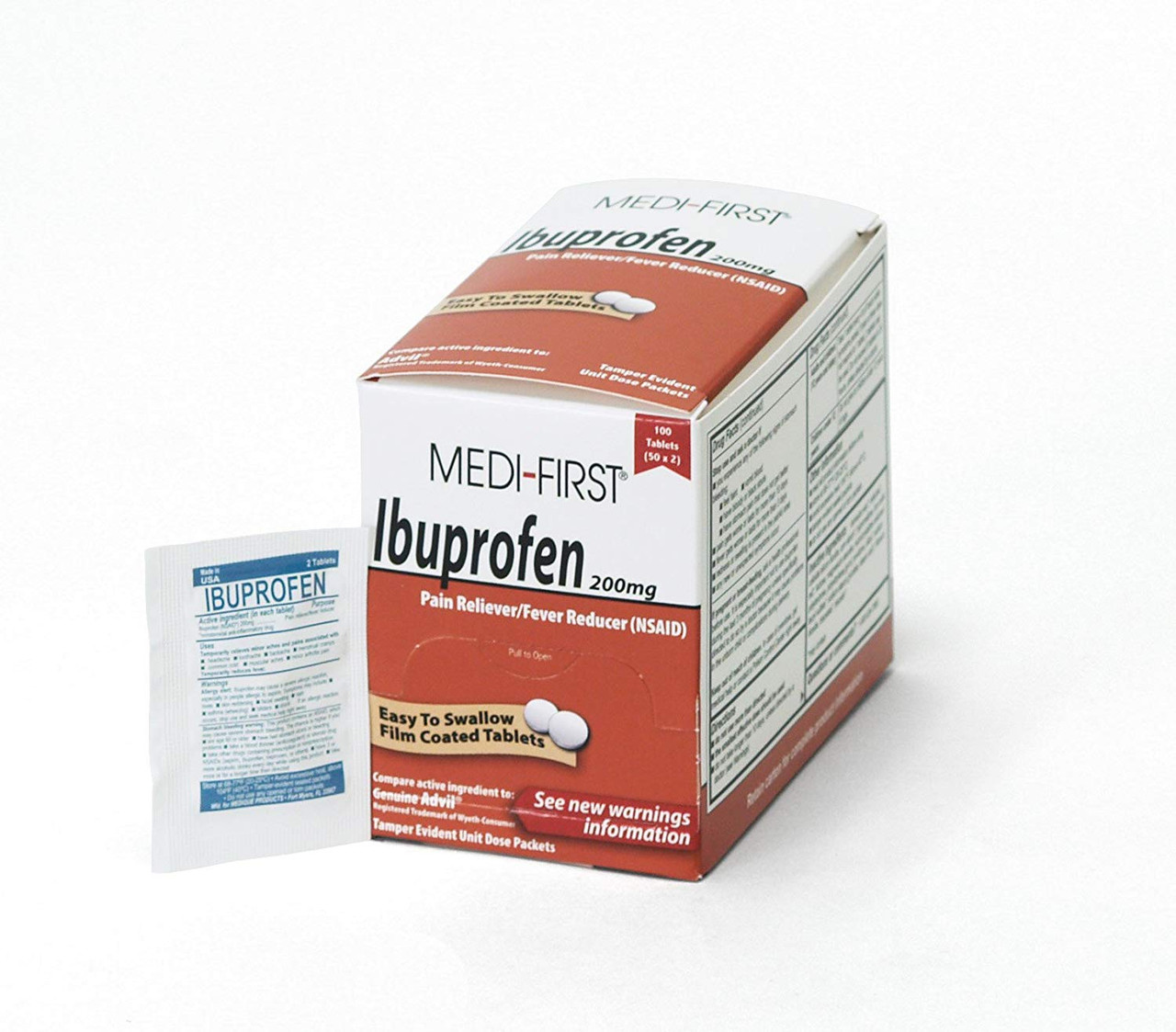 Ibuprofen Compare To Advil 100/box ships free over $99