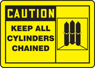 Cylinder & Compressed Gas Signs help to alert others.