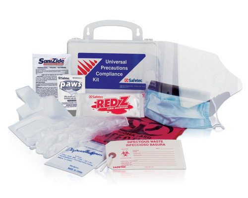 UPK (Universal Precaution Kit) in Poly Bag for clean up.