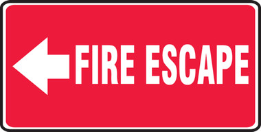 Fire Escape Sign