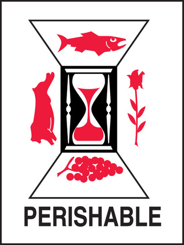 Perishable Shipping Label