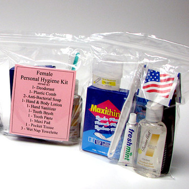 Emergency Personal Hygiene Kit Female PP44F