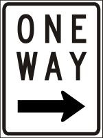 One Way Sign (right Arrow) - First Aid and Safety Online