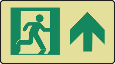 Graphic With Arrow Up Sign- Glow Sign