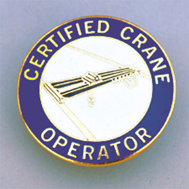 Certified Crane Operator (overhead crane) Badge SBR102