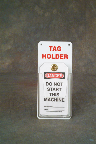 Tag Holder- Safety Tag Holder - First Aid and Safety Online