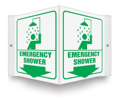 Emergency Shower Sign
