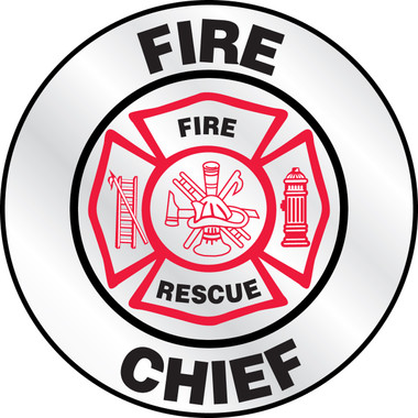 Fire Chief Helmet Stickers