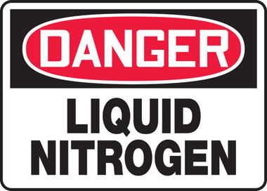 Danger - Liquid Nitrogen