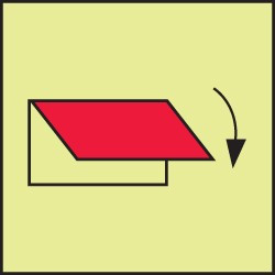 Closing Appliance For Exterior Ventilation IMO Sign