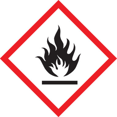 GHS Pictogram Label: Flame - 1" x 1" - 250/Roll - First Aid and Safety ...