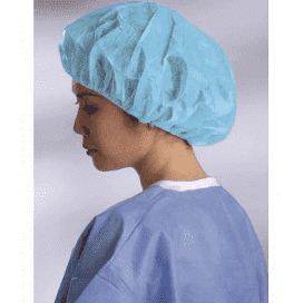 21" Bouffant Cap Blue 1000/case - Facility Solutions, Inc.