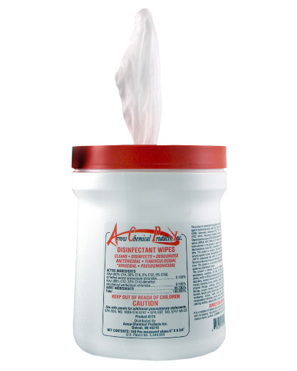 #174 Arrow Disinfectant Wipes 4-160ct - Facility Solutions, Inc.