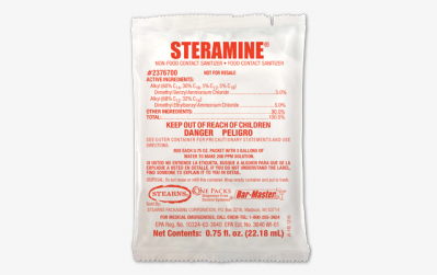 Steramine Sanitizer 100-.75oz/case - Facility Solutions, Inc.