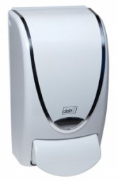 Dispenser, White Chrome Trim,Soap Dispenser, Hand Soap, Soap, Lotion ...