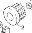 Pinion for CV30 & CV38 Vacuum Motor - Facility Solutions, Inc.