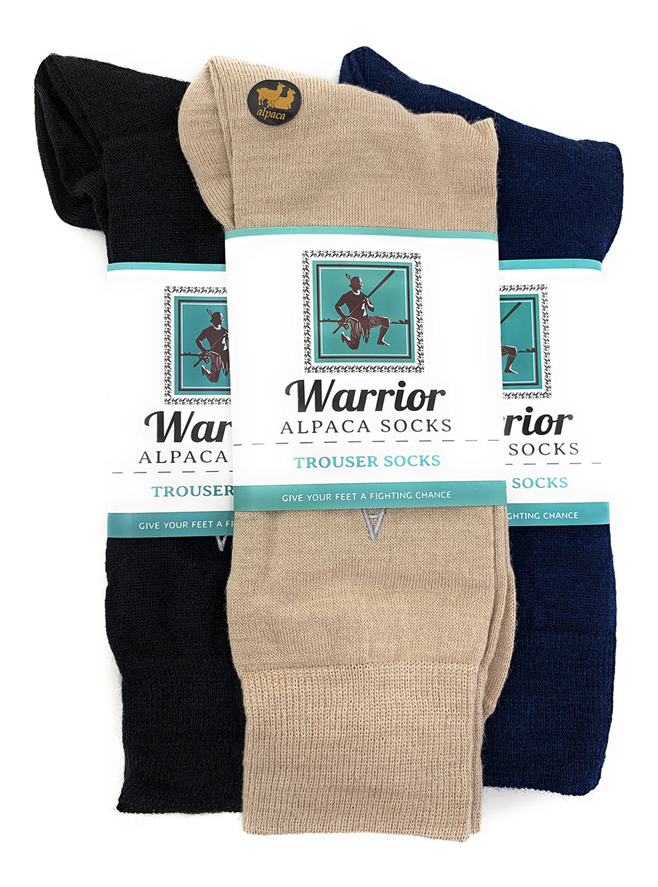 Snowflake Alpaca Socks - Unisex for Men & Women | Warrior Alpaca Socks