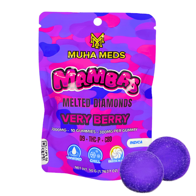 Muha Meds Melted Diamonds Gummies 3000mg (10ct) | ProCannabis