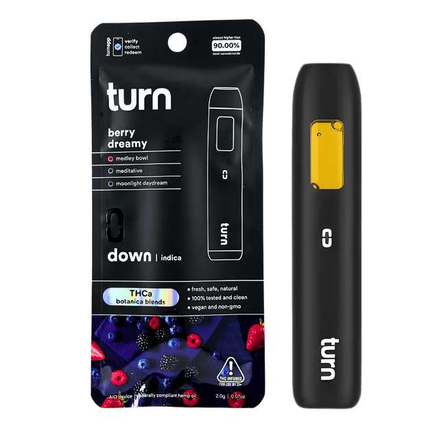 Turn Botanica THCA 2g Disposable Vape | Triple Blend Multi-Strain