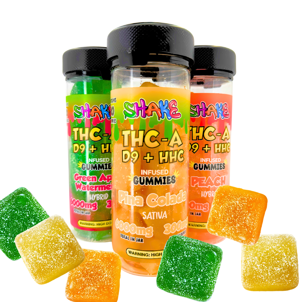 Shake THC-A + D9 + HHC Gummies 6000mg – 5 Flavors | ProCannabis