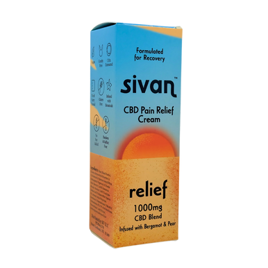 Sivan Full Spectrum CBD Pain Relief Cream – 1000mg Blend