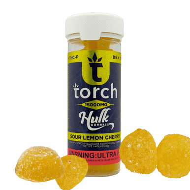 Torch Hulk Gummies – 15000mg THC with Live Resin + THCP