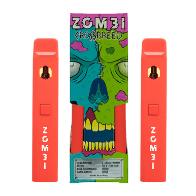 Zombi Crossbreed Live Resin Disposable – 2-Pack | 4g Total THCA Vape