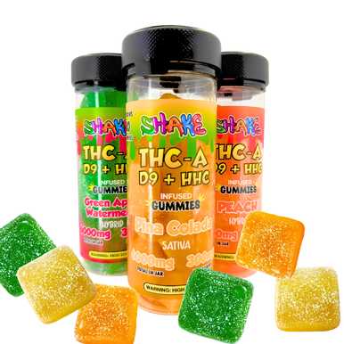 Shake THC-A + D9 + HHC Gummies 6000mg – 5 Flavors | ProCannabis