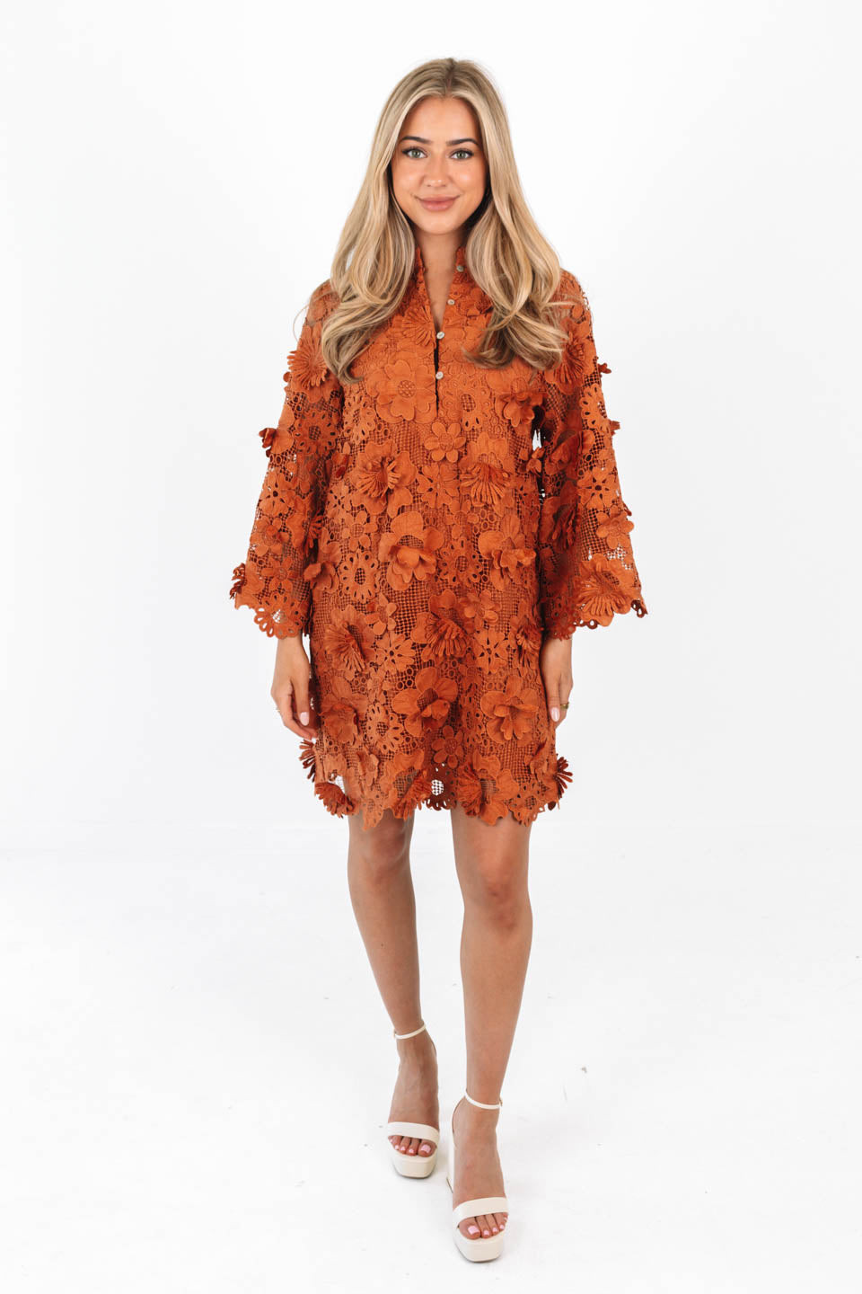 Burnt Orange Dress for University of Texas GameDay