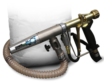 Clemco Power Gun H20 with cart, hopper & 30-ft hose - Sandblasting Machines