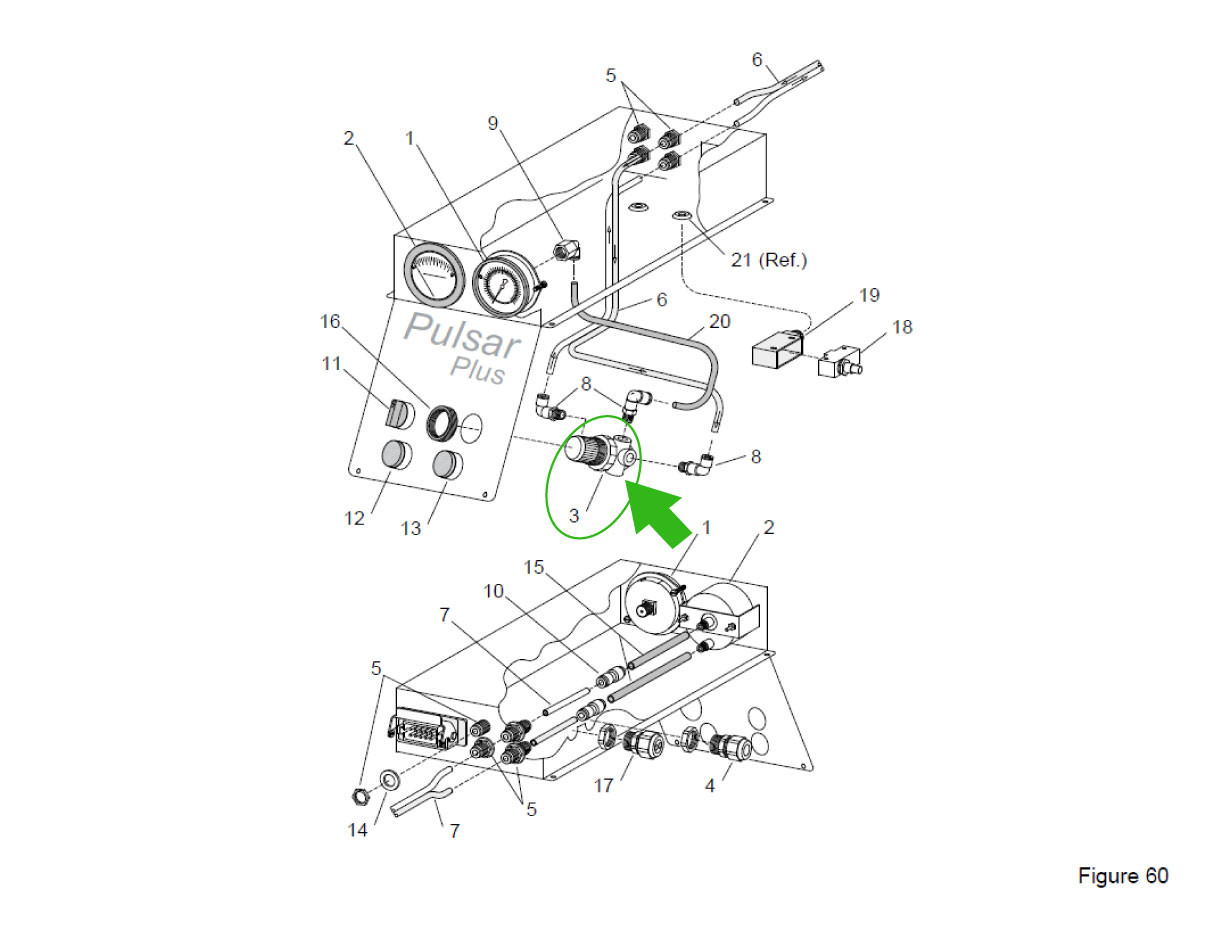 1/8" NPT Regulator - Sandblasting Machines