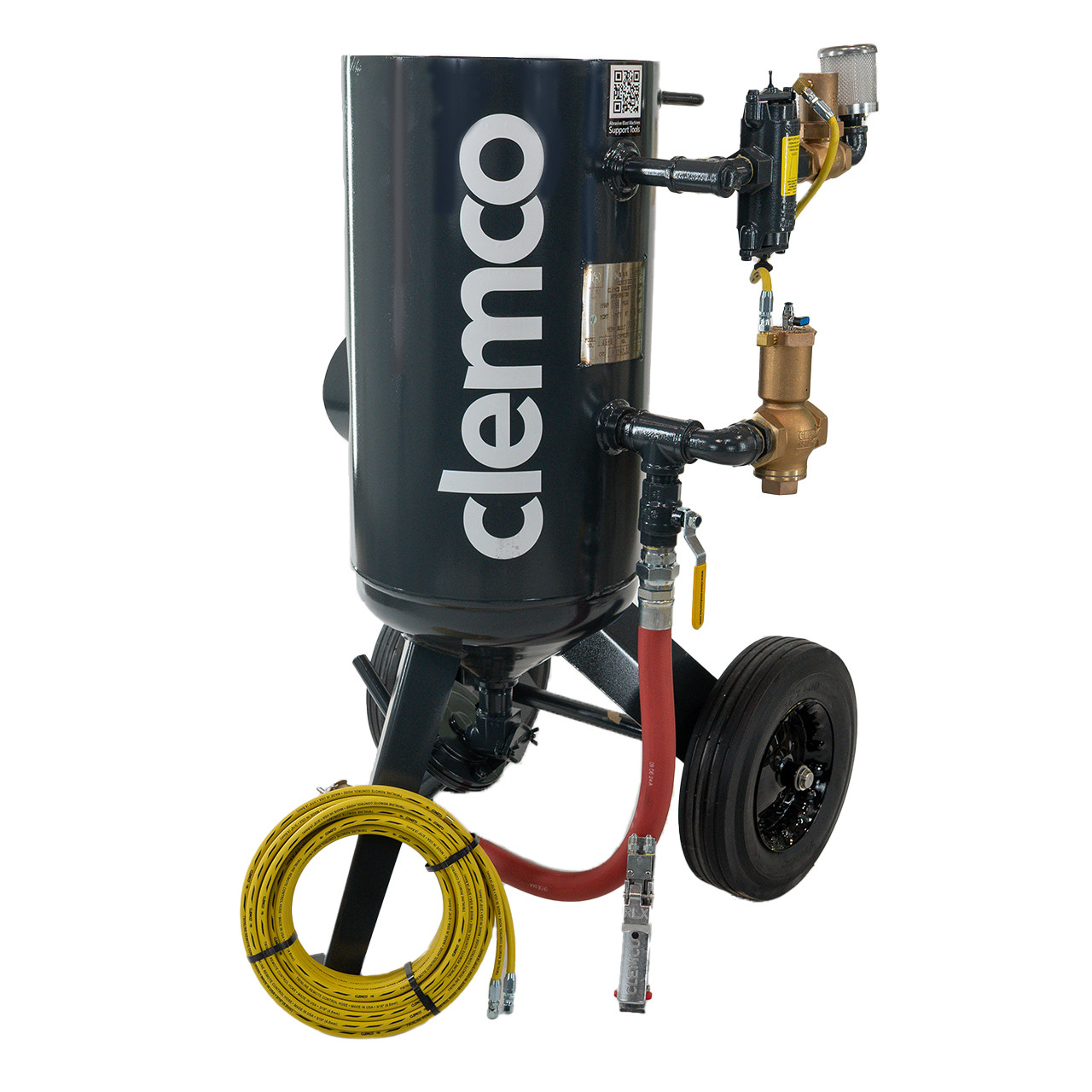 Clemco 23767 Model 1648, TLR-300 Remote, MQV, 3 cuft, 1-1/4in Piping
