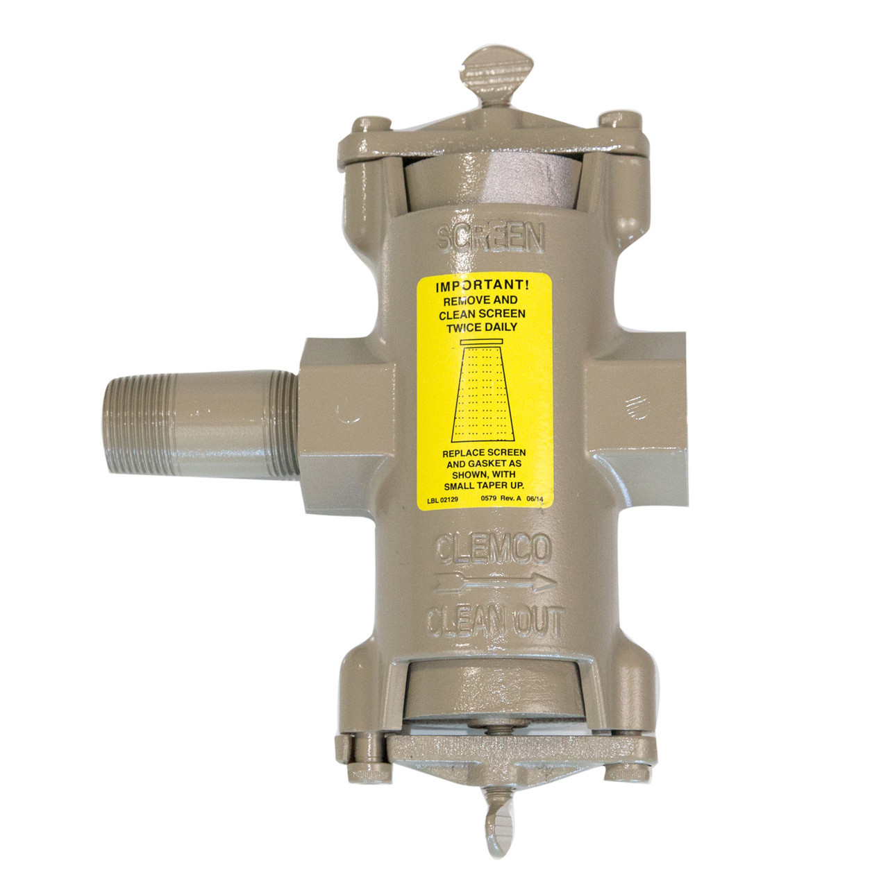 Clemco 02011 - 1" Abrasive Trap, Complete