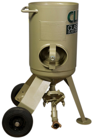 Clemco Classic Blast Machine Model 1642 with FSV, Portable, 2 cuft ...