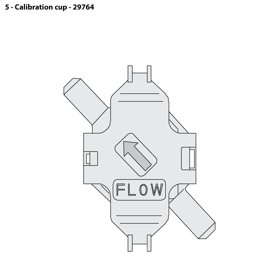 CMS-4 Calibration cup - Sandblasting Machines