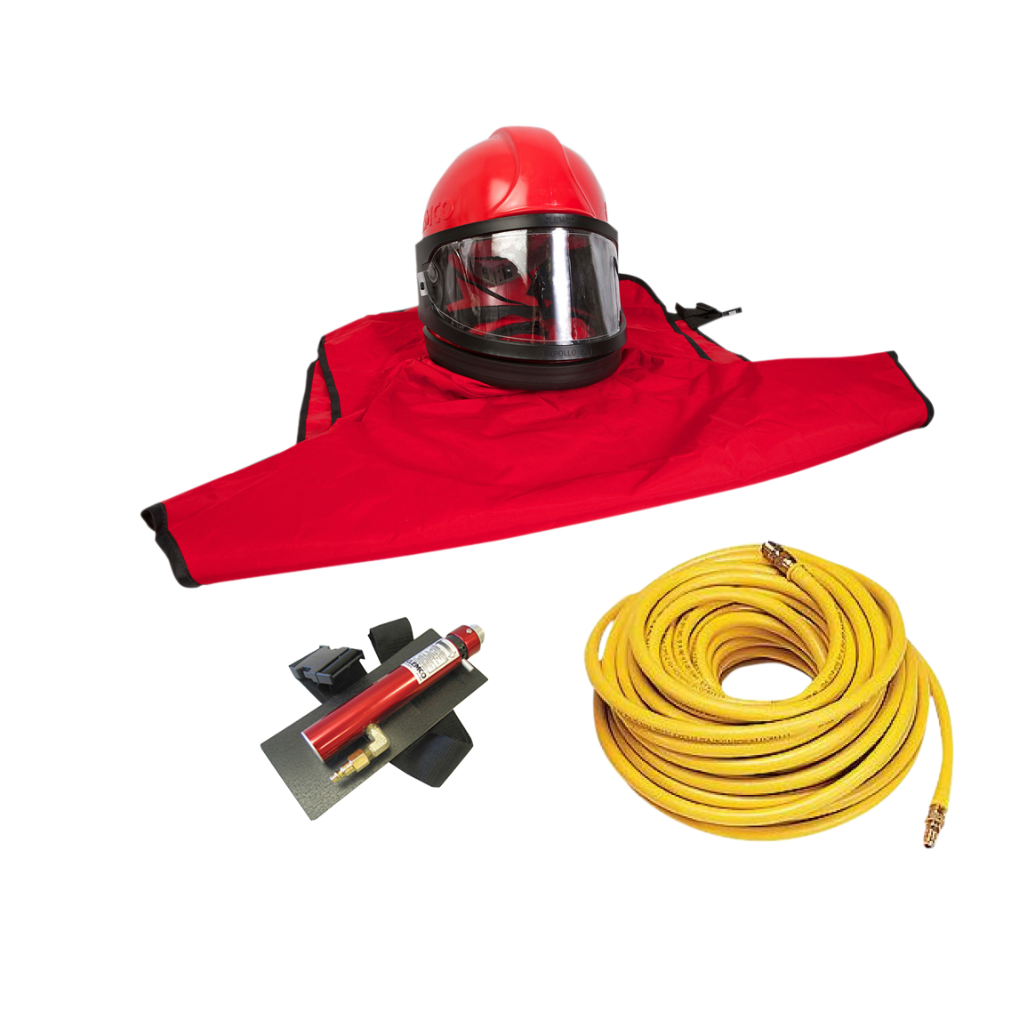 Clemco Apollo 60 HP Supplied Air Respirator with CCT and 50ft. Air Hose