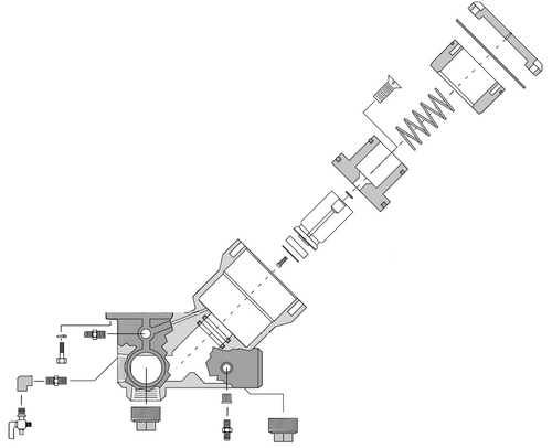 Clemco Millennium Valve Inlet Segment, Standard
